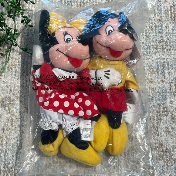 Disney | Toys | Disney Mickey And Minnie Mouse Mini Bean Bags | Poshmark